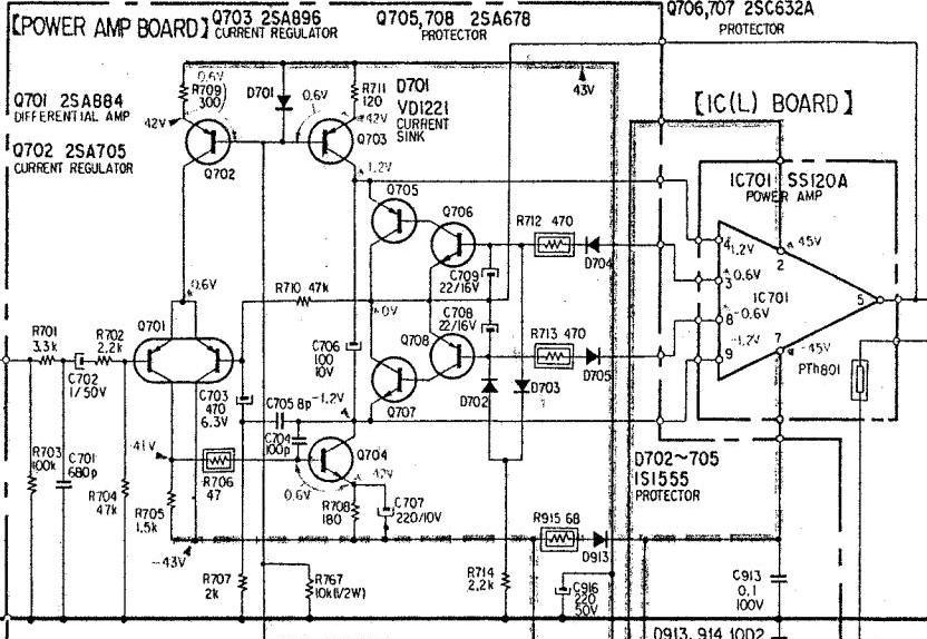 Ремонт усилителя Sony TA-F3 (нужна помощь).